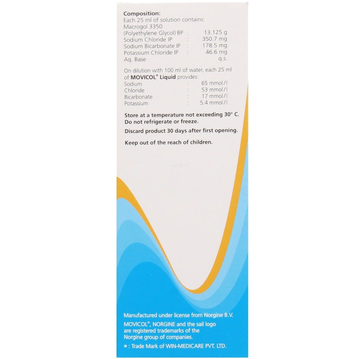 Movicol Orange Liquid 200 ml Price, Uses, Side Effects, Composition ...