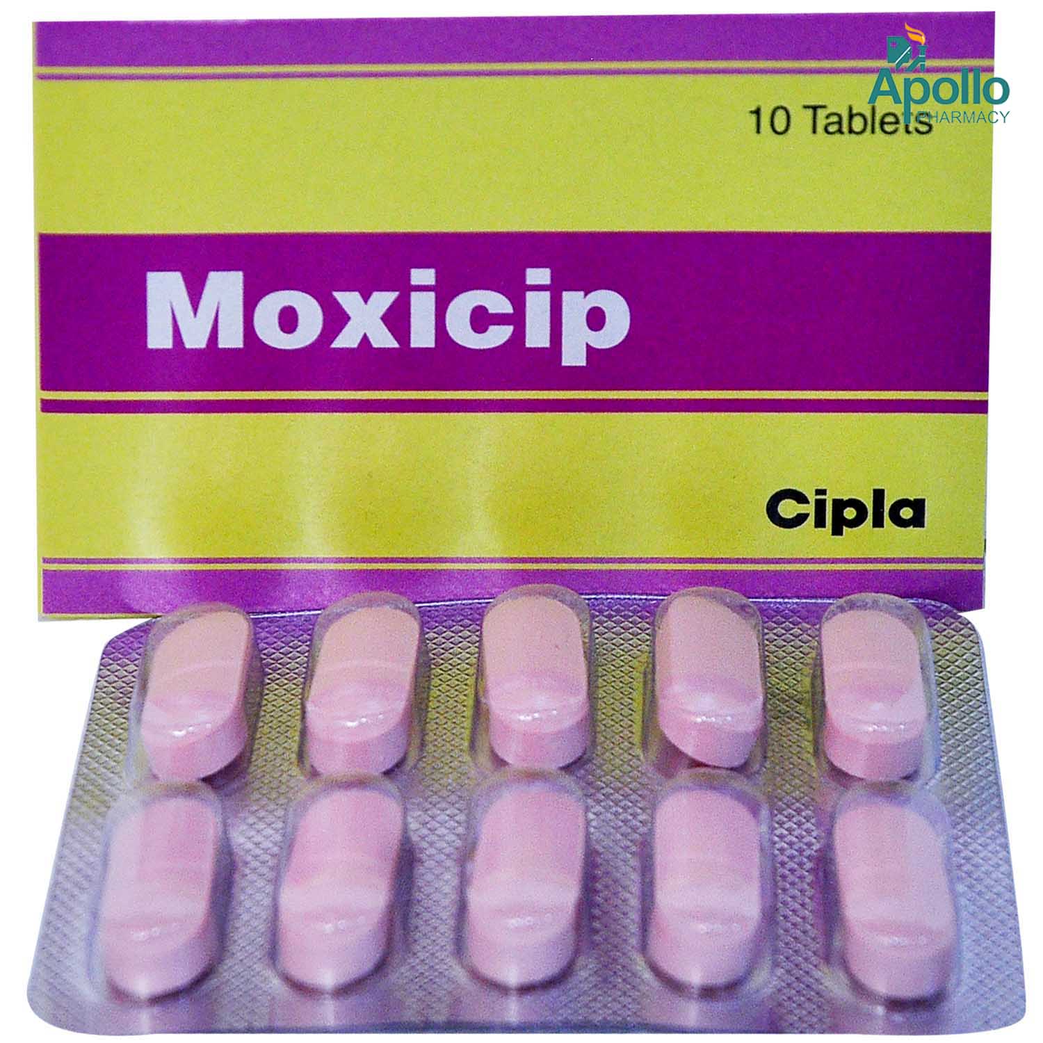 Moxicip Tablet 10's Price, Uses, Side Effects, Composition - Apollo ...