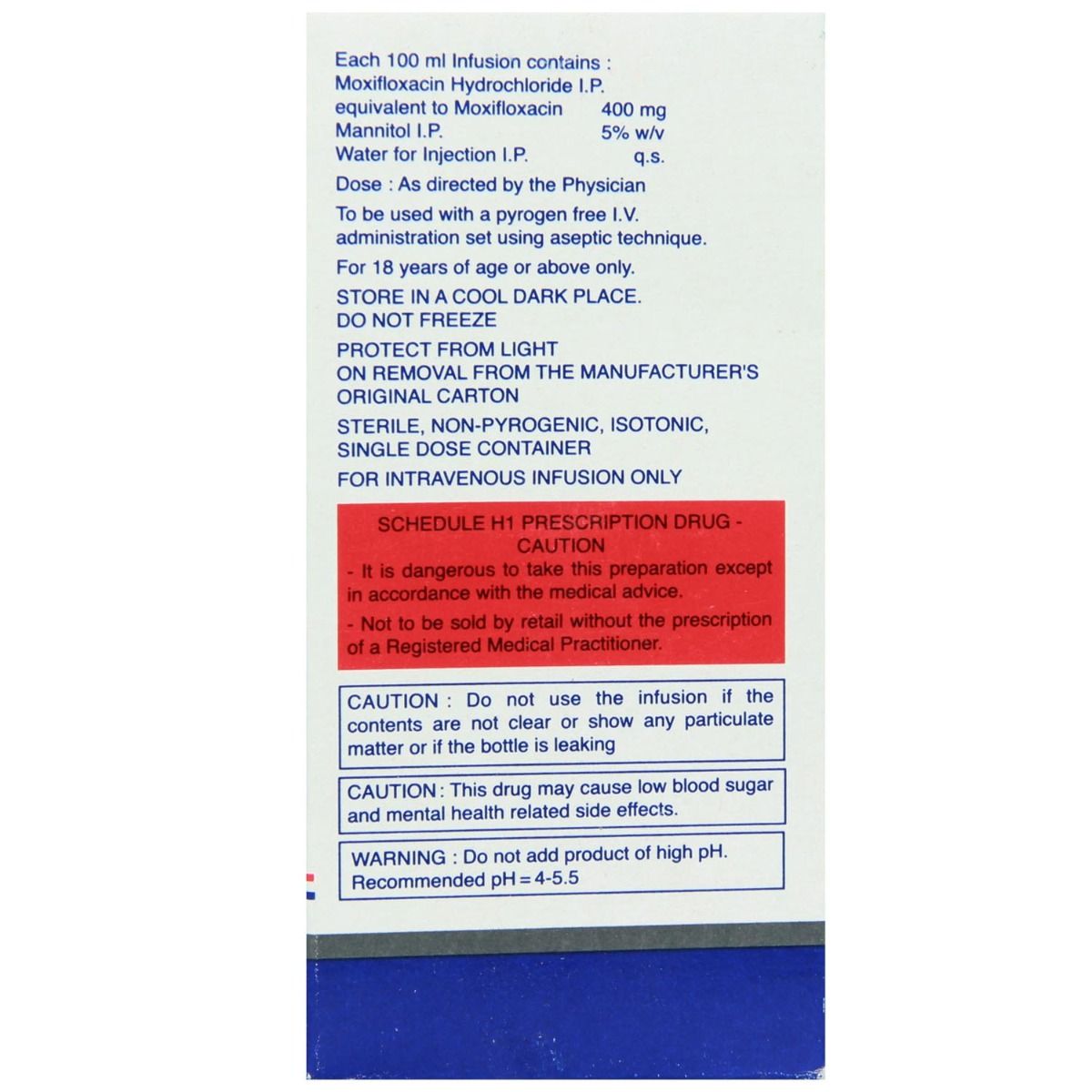 Moxif 400Mg /100Ml I.V Price, Uses, Side Effects, Composition - Apollo ...