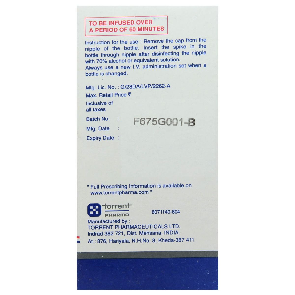 Moxif 400Mg /100Ml I.V Price, Uses, Side Effects, Composition - Apollo ...