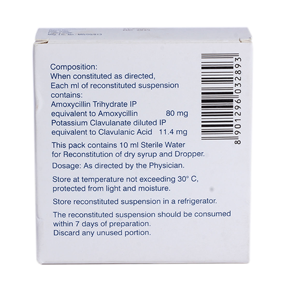 MOXCLAV DROPS 10ML Price, Uses, Side Effects, Composition - Apollo Pharmacy