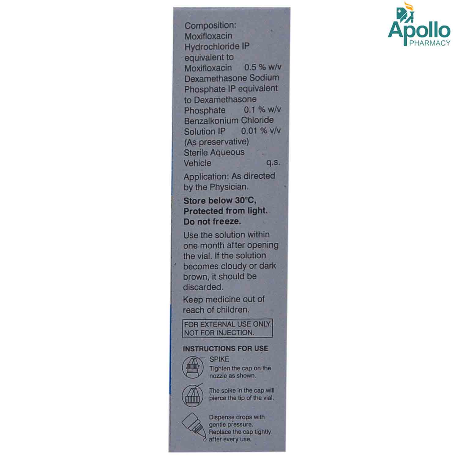 Moxiblu D Eye Drops 10 ml Price, Uses, Side Effects, Composition ...