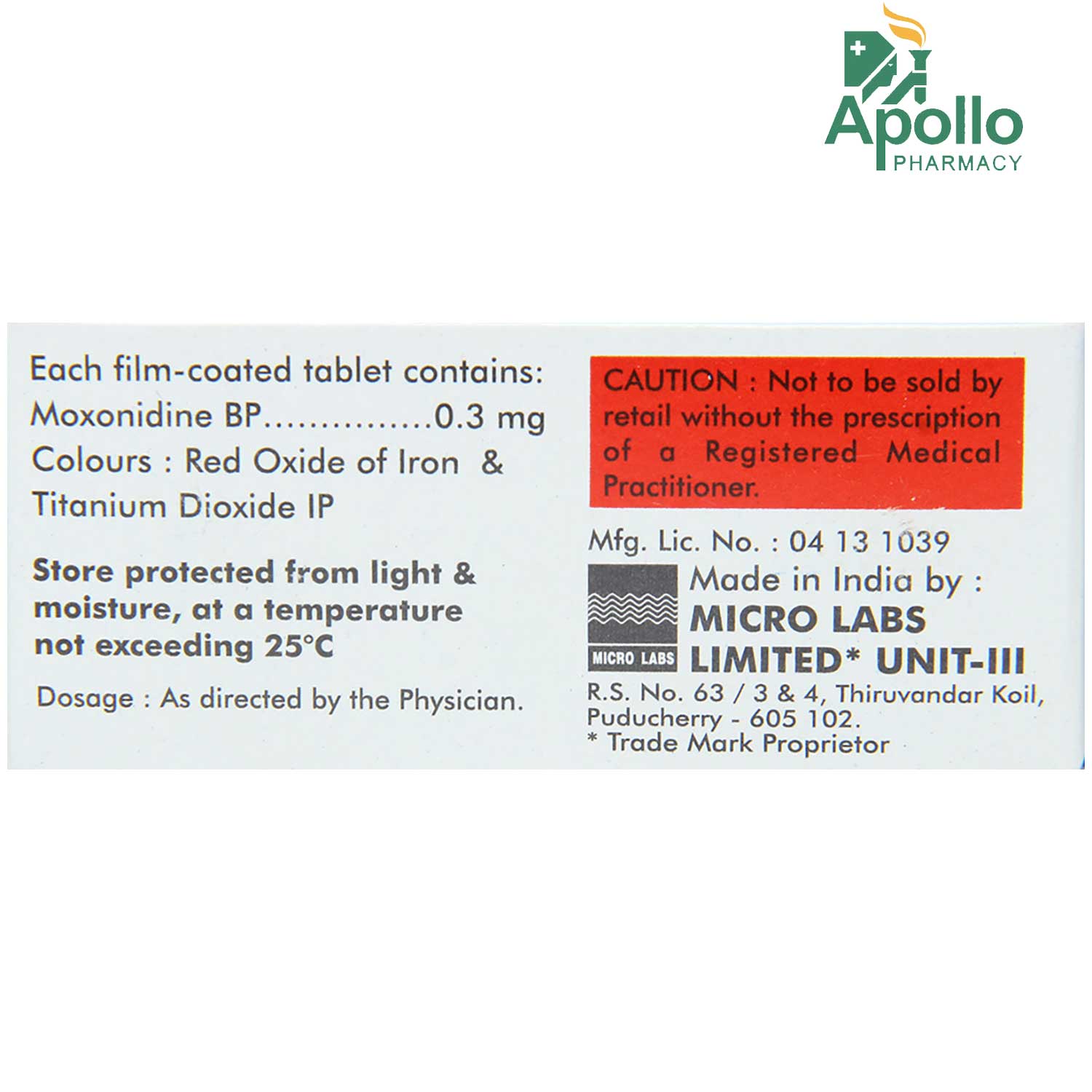 Moxilong 0.3 Tablet 10's Price, Uses, Side Effects, Composition ...