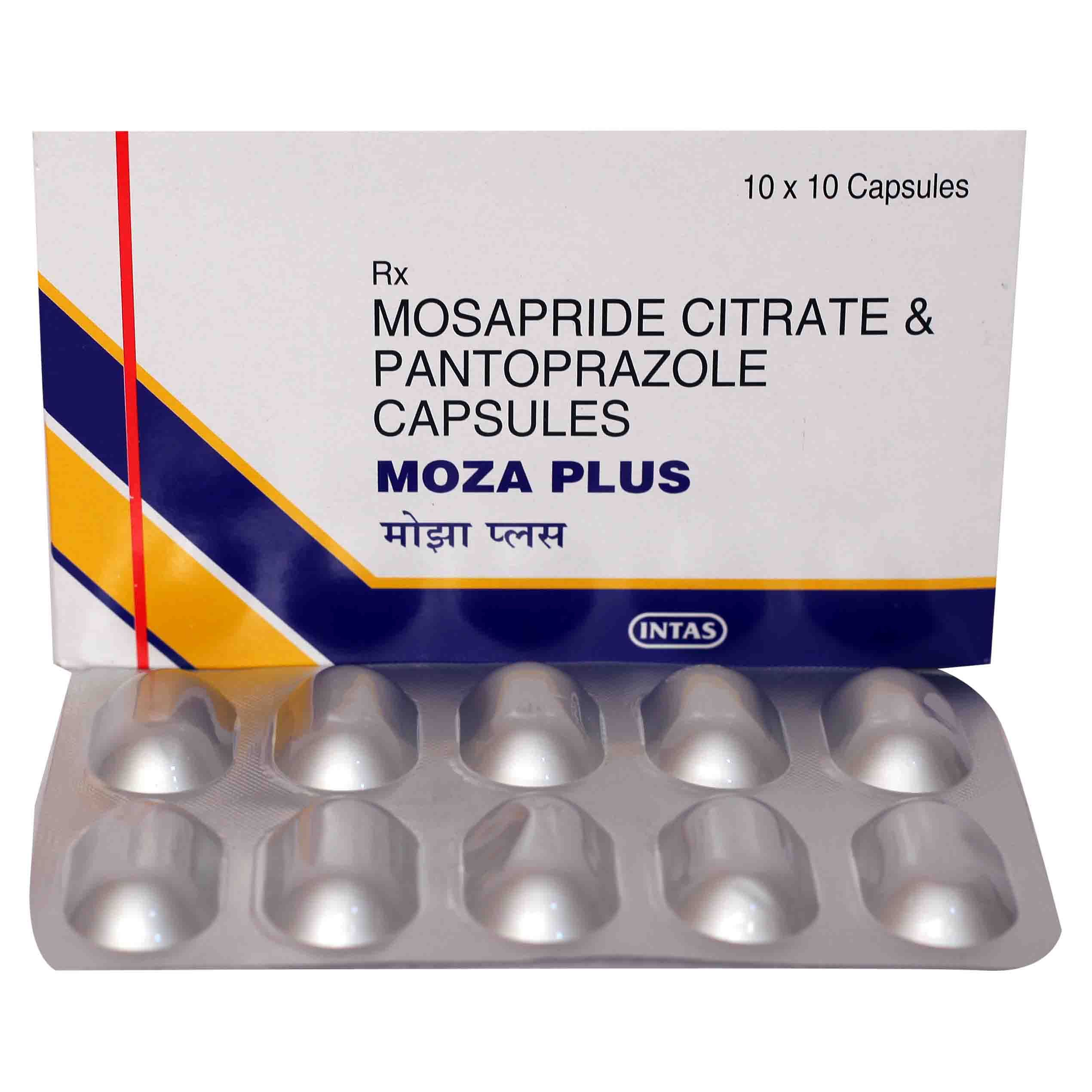 Moza Plus Capsule 10's Price, Uses, Side Effects, Composition - Apollo ...