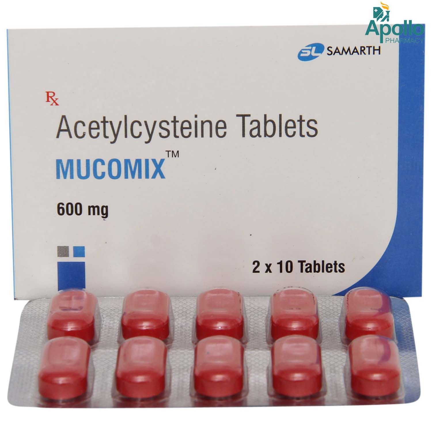 Mucomix Tablet 10's Price, Uses, Side Effects, Composition - Apollo ...