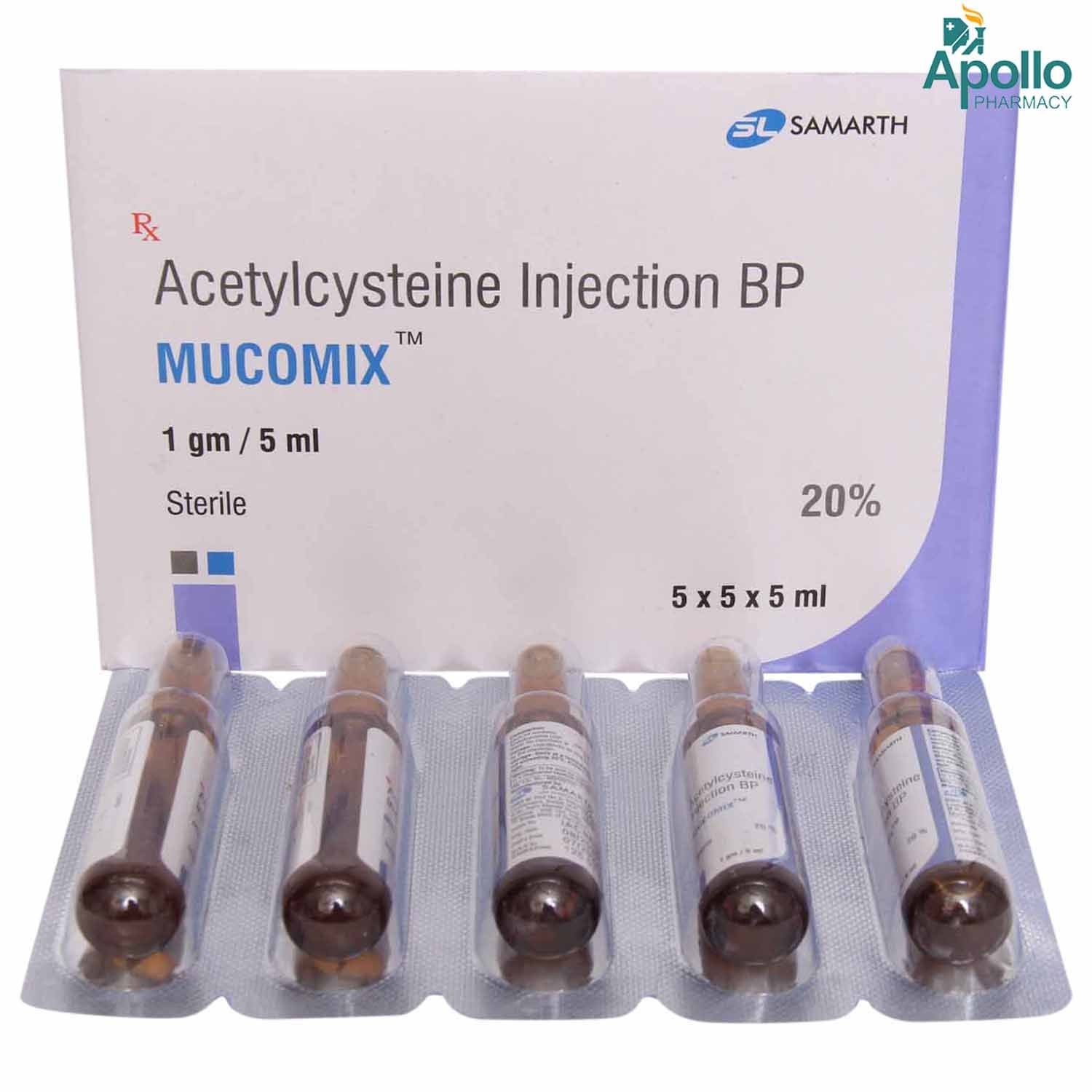 Mucomix Injection 5 ml Price, Uses, Side Effects, Composition - Apollo ...