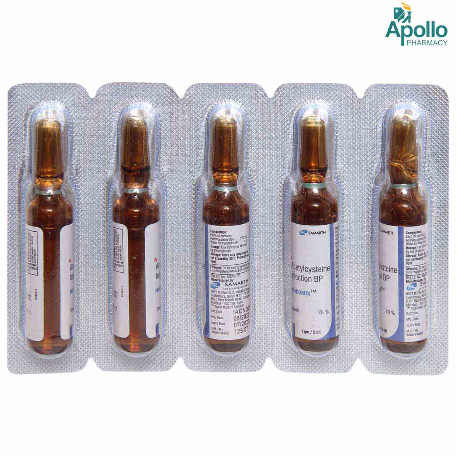 Mucomix Injection 5 ml Price, Uses, Side Effects, Composition - Apollo ...