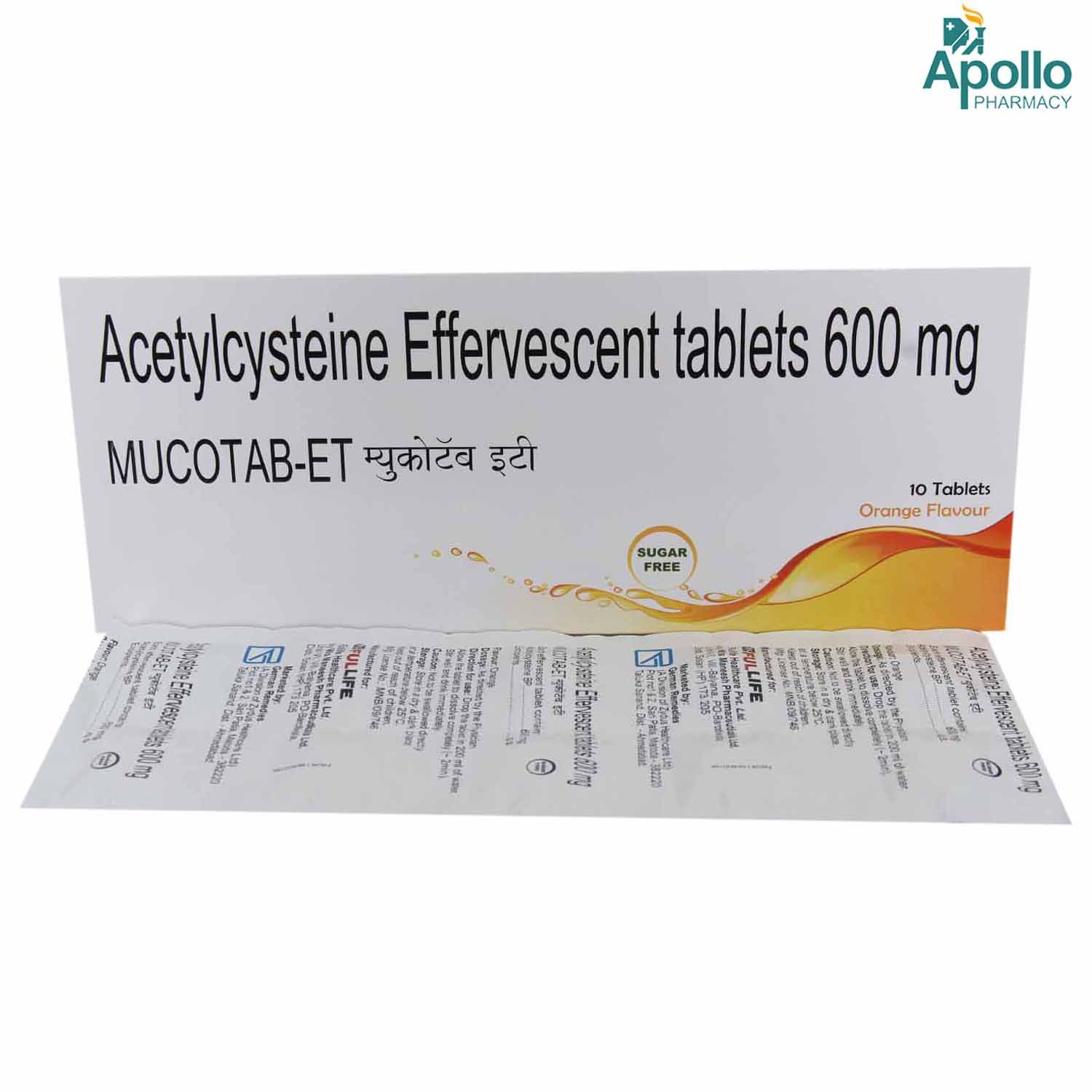 Mucotab ET Tablet 10's Price, Uses, Side Effects, Composition - Apollo ...