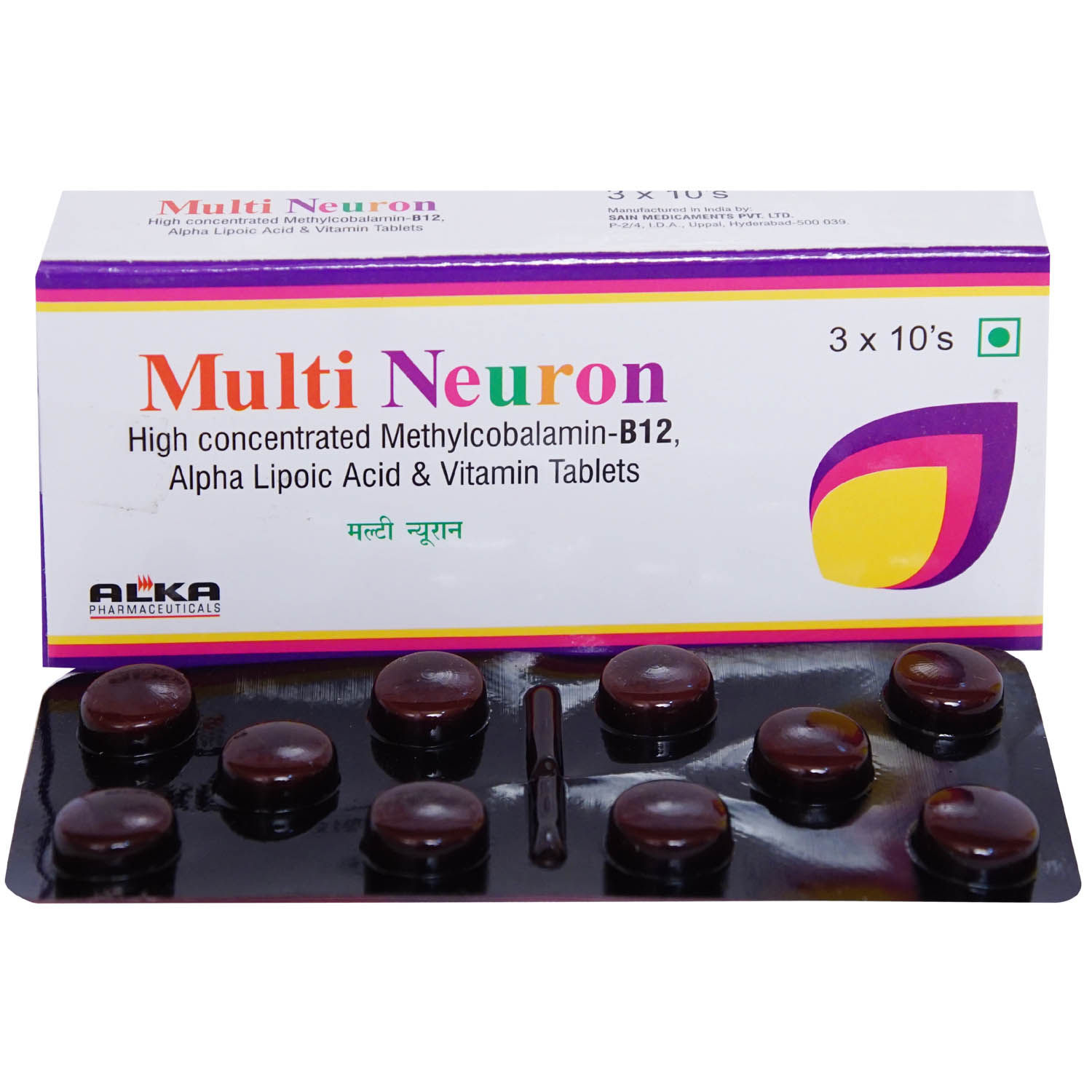 Multi Neuron Tablet 10's Price, Uses, Side Effects, Composition ...