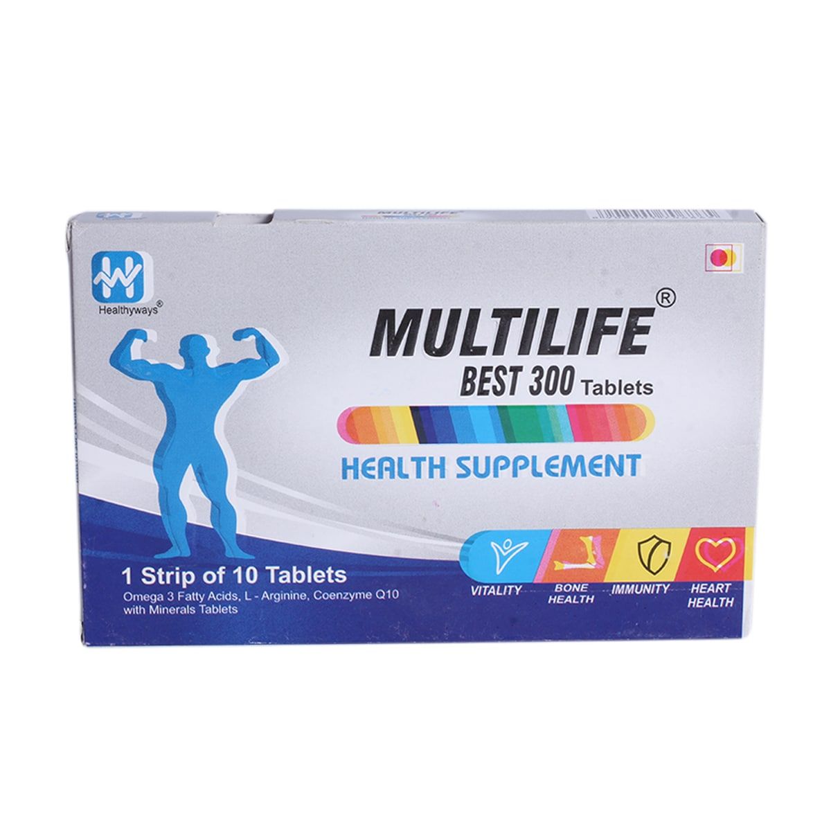 Multilife Best 300 Tablet 10's Price, Uses, Side Effects, Composition ...
