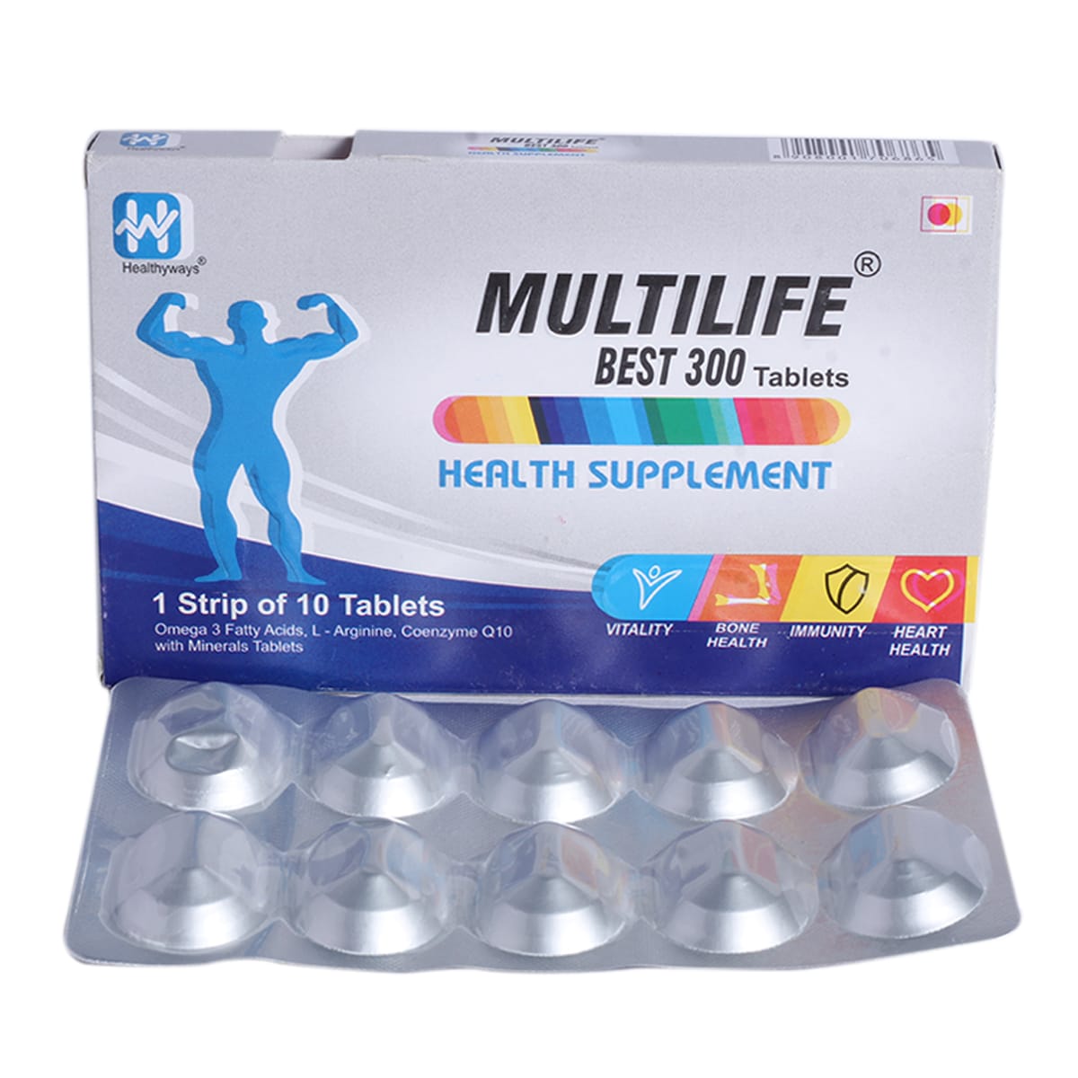 Multilife Best 300 Tablet 10's Price, Uses, Side Effects, Composition ...