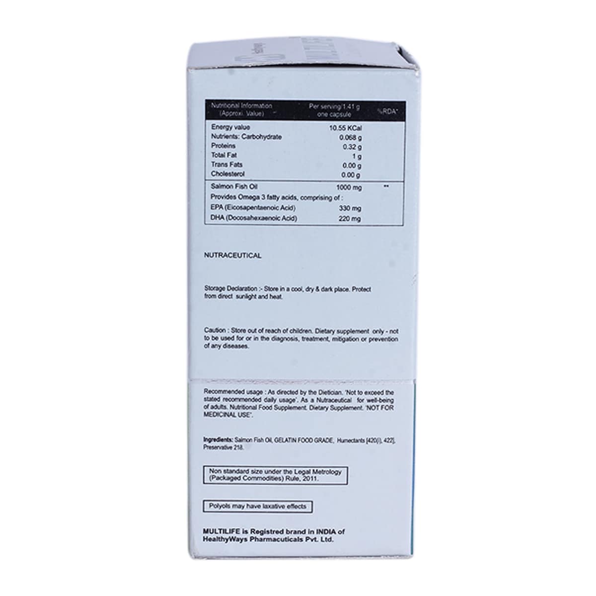 Multilife Capsule 30's Price, Uses, Side Effects, Composition - Apollo ...