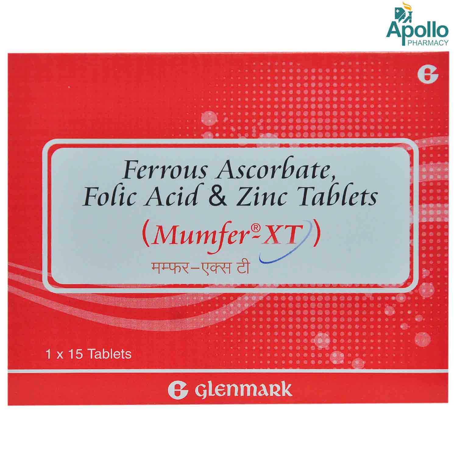 Mumfer XT Tablet 15's Price, Uses, Side Effects, Composition - Apollo ...