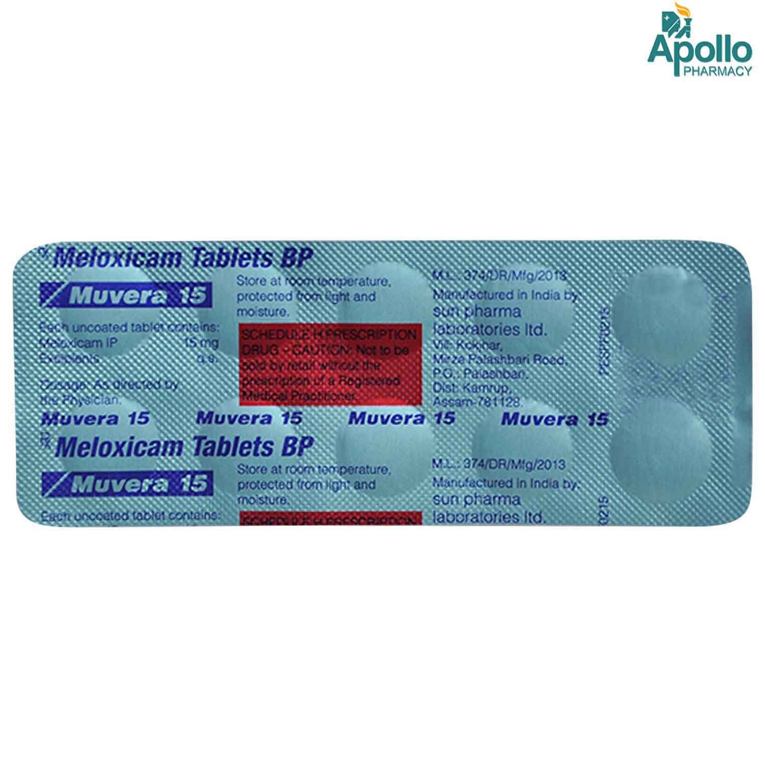 Muvera 15 Tablet 10's Price, Uses, Side Effects, Composition - Apollo ...
