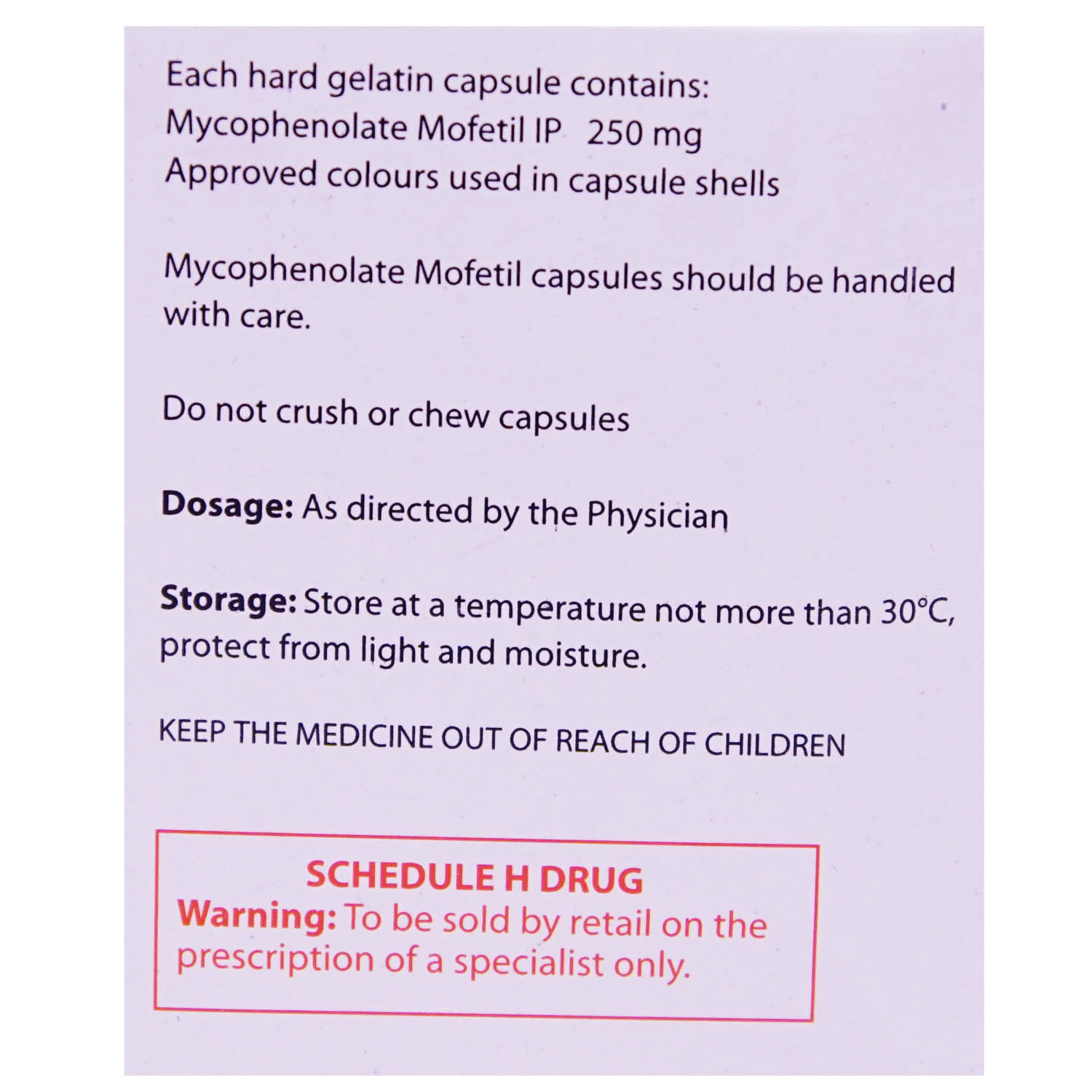 Mycept 250 Capsule 10's Price, Uses, Side Effects, Composition - Apollo ...