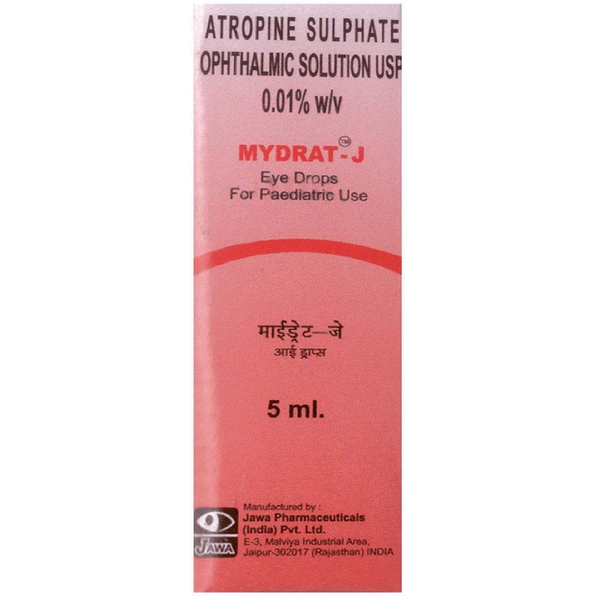 Mydrat-J 0.1%W/V Paed Eye Drops 5ml Price, Uses, Side Effects ...