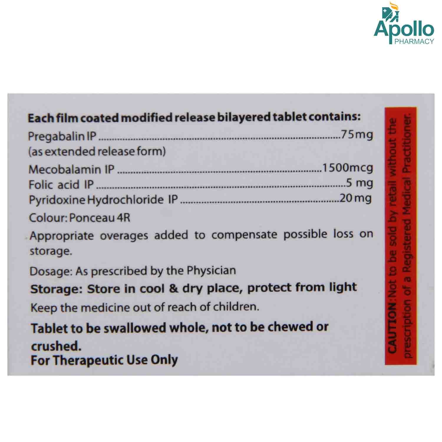 MYELOGEN PG 75MG TABLET Price, Uses, Side Effects, Composition - Apollo ...