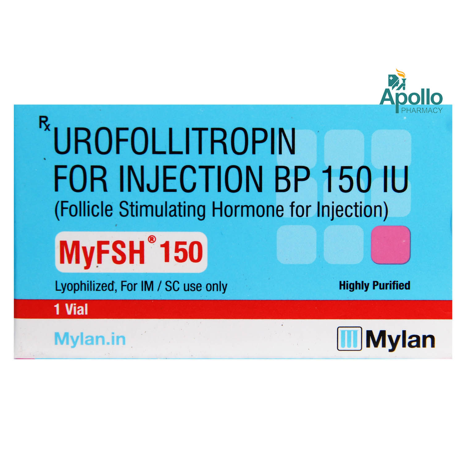 MYFSH 150MG VIAL Price, Uses, Side Effects, Composition - Apollo Pharmacy