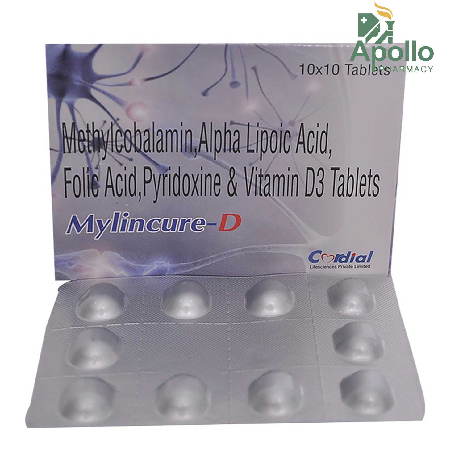 Mylincure D Tablet 10's Price, Uses, Side Effects, Composition - Apollo ...
