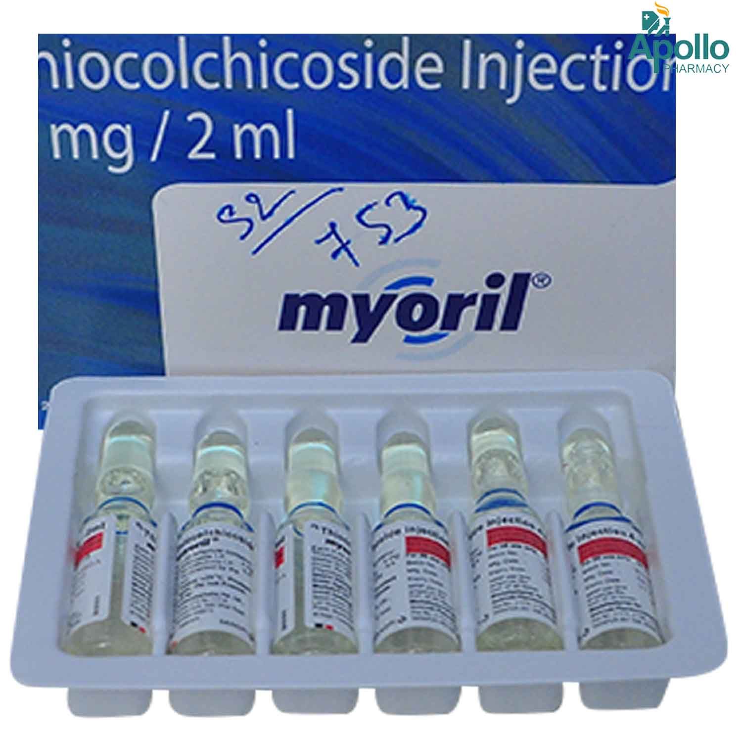Myoril Injection 2 ml Price, Uses, Side Effects, Composition - Apollo ...
