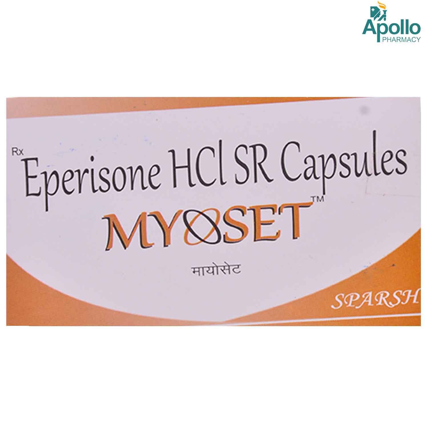 Myoset Tablet 10's Price, Uses, Side Effects, Composition - Apollo Pharmacy