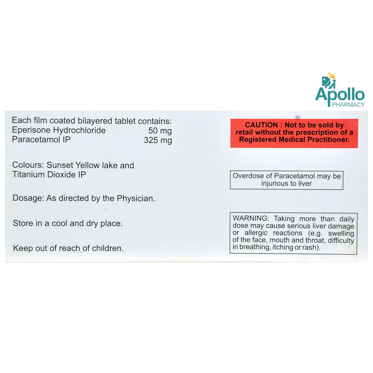 Myosone Plus Tablet 6's Price, Uses, Side Effects, Composition - Apollo ...