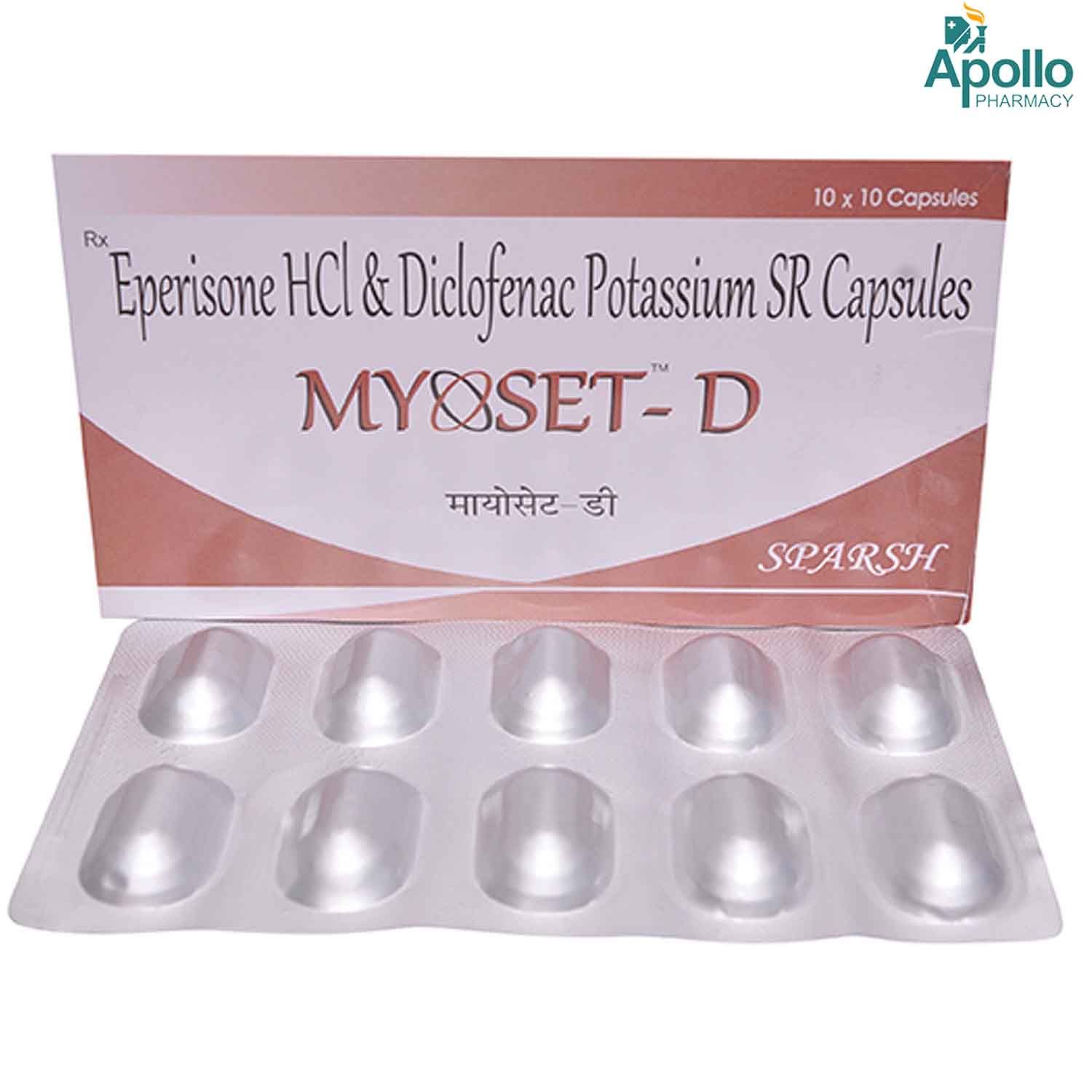 Myoset D Tablet 10's Price, Uses, Side Effects, Composition - Apollo ...