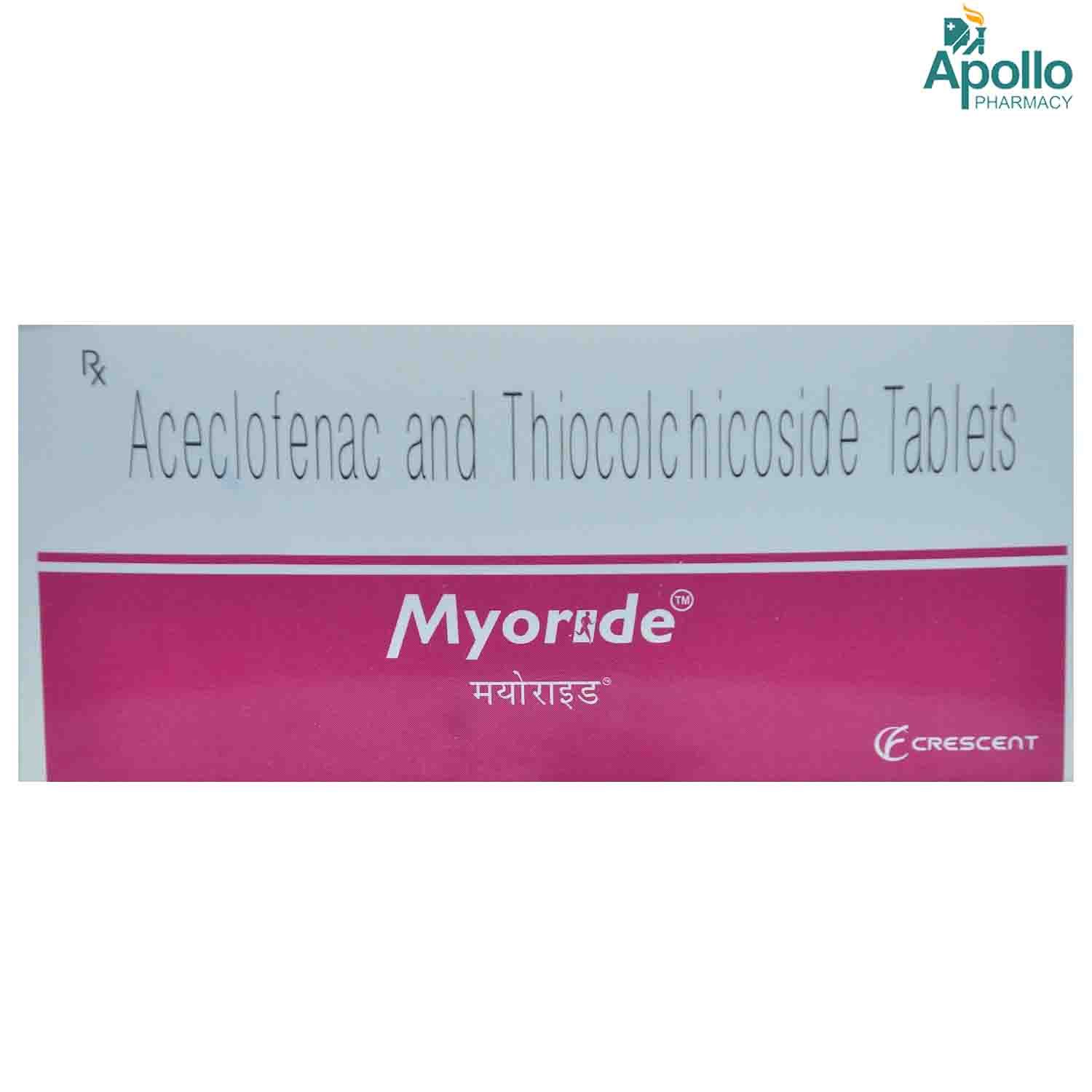 MYORIDE 4MG TABLET 10'S Price, Uses, Side Effects, Composition - Apollo ...