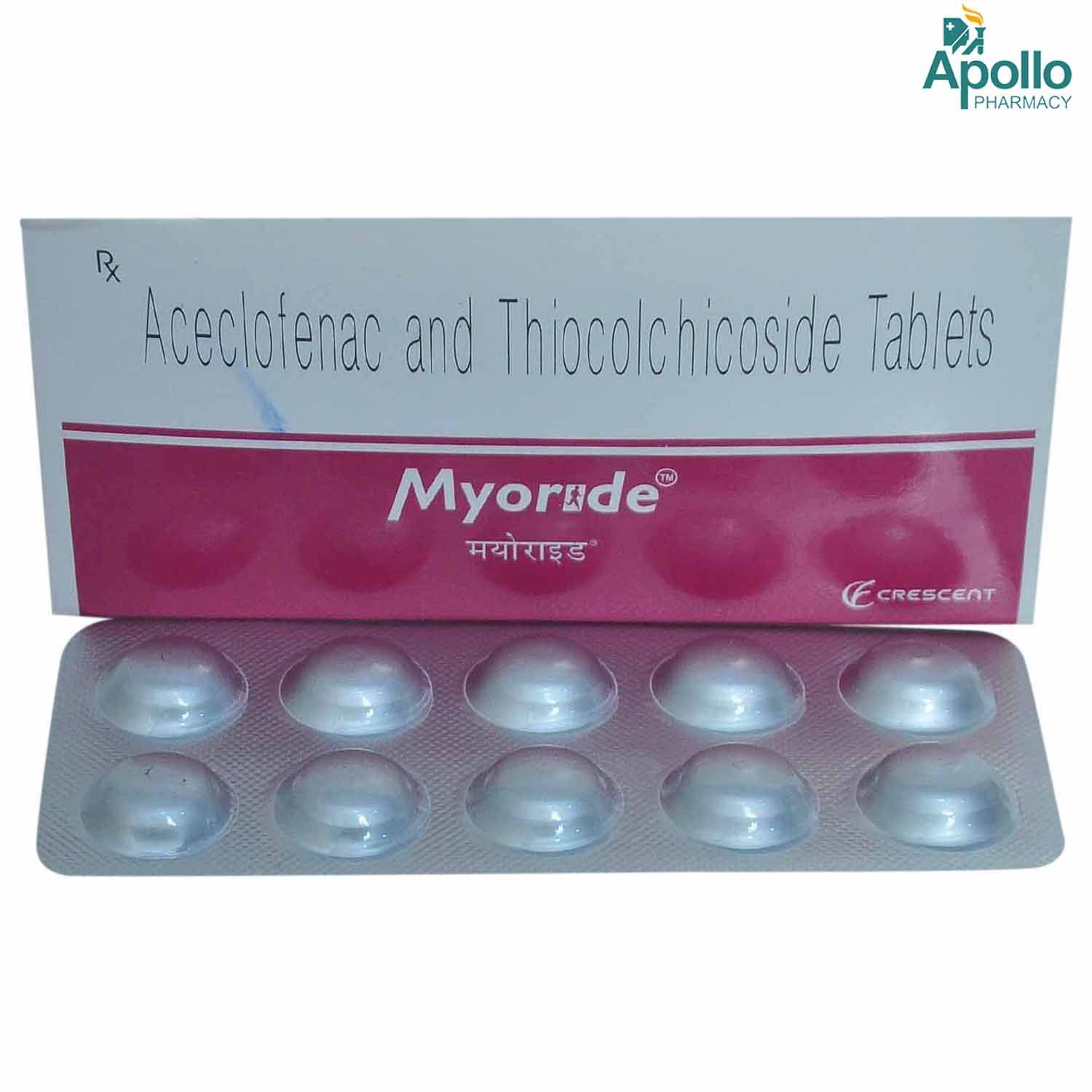 MYORIDE 4MG TABLET 10'S Price, Uses, Side Effects, Composition - Apollo ...