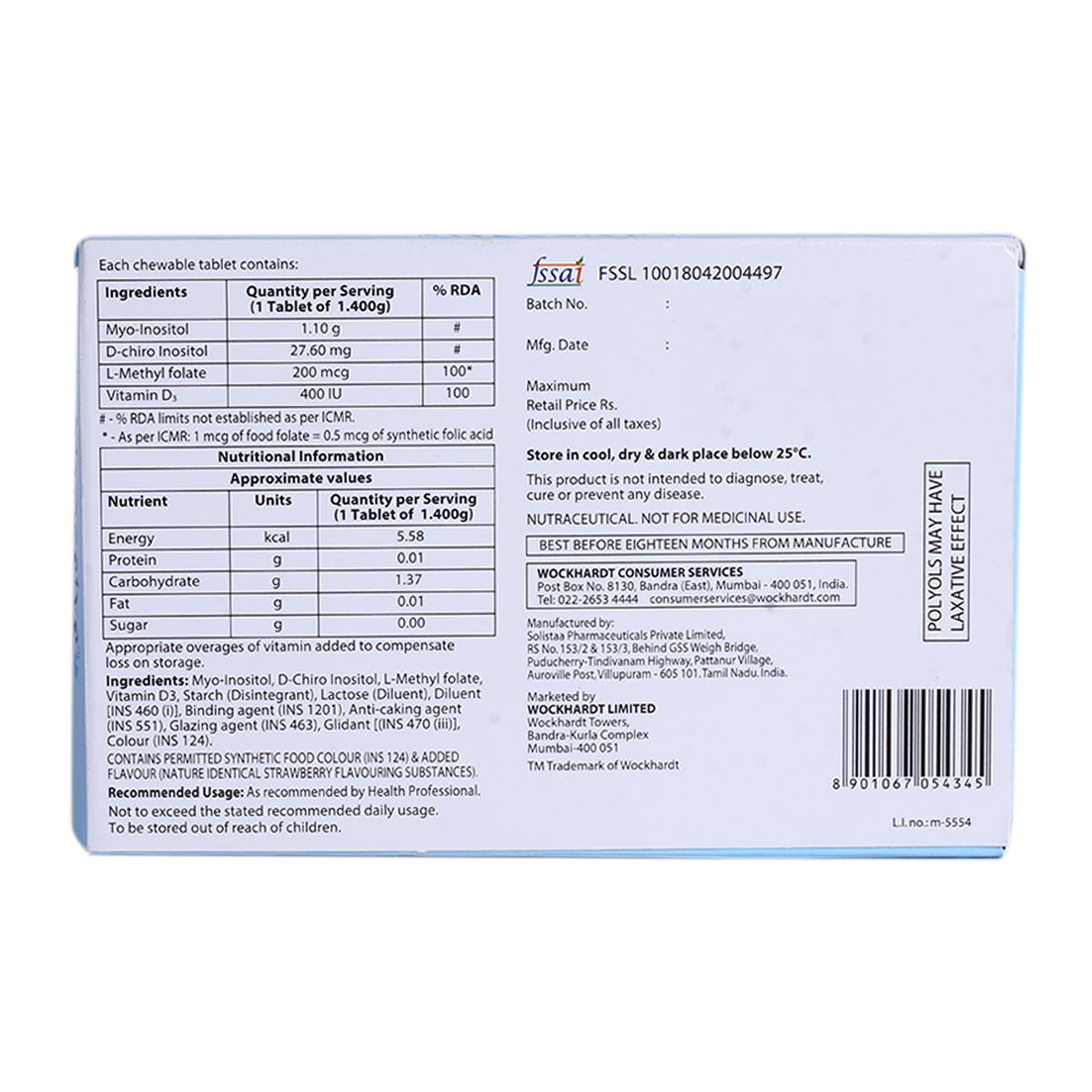 Myoceive Plus Tablet 10's Price, Uses, Side Effects, Composition ...