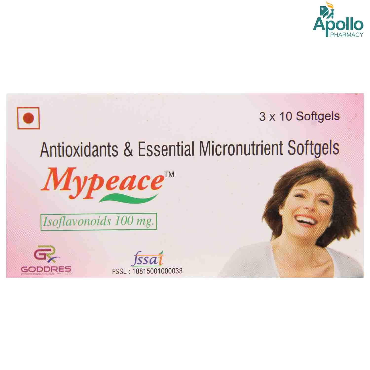 Mypeace Tablet 10's Price, Uses, Side Effects, Composition - Apollo ...