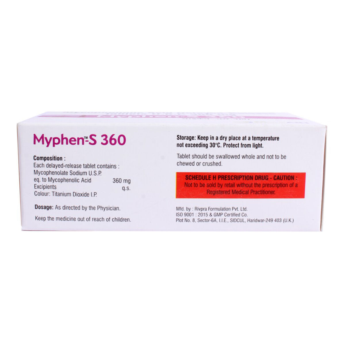 Myphen-S 360mg Tablet 10's Price, Uses, Side Effects, Composition ...
