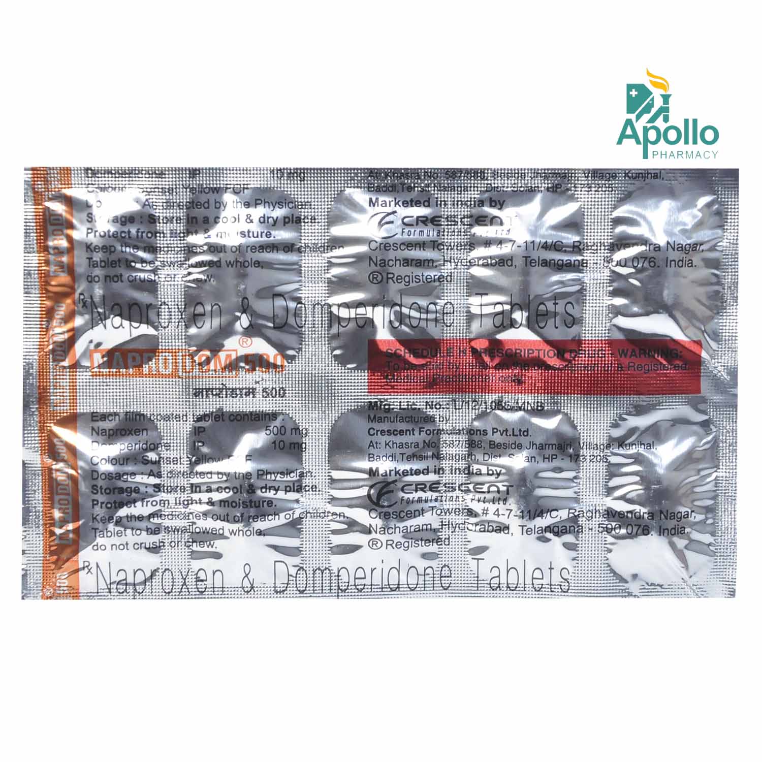 Naprodom 500 Tablet 10's Price, Uses, Side Effects, Composition ...