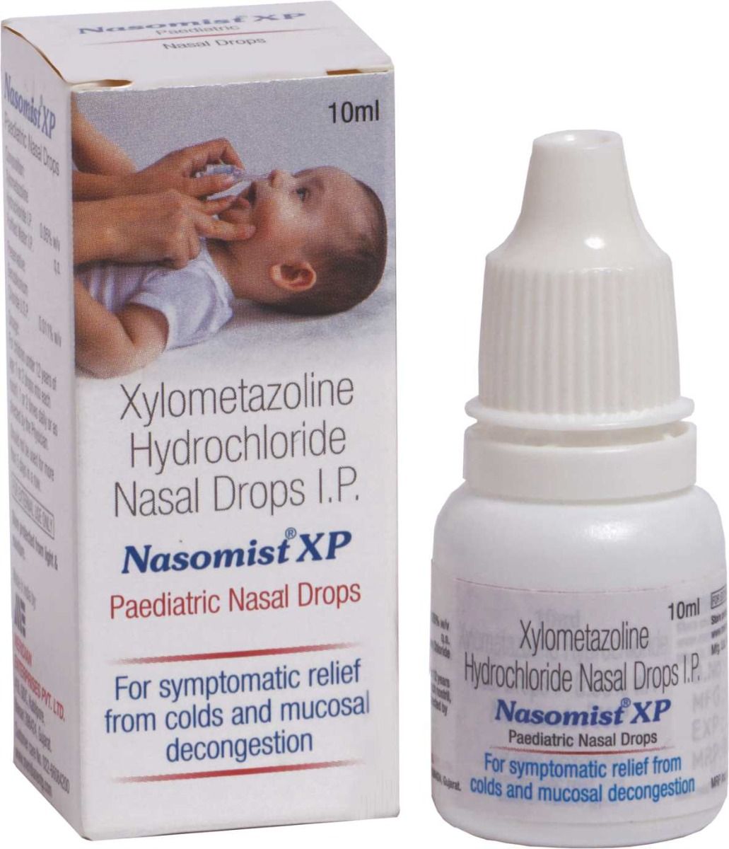 Nasomist XP Nasal Drops 10 ml Price, Uses, Side Effects, Composition ...