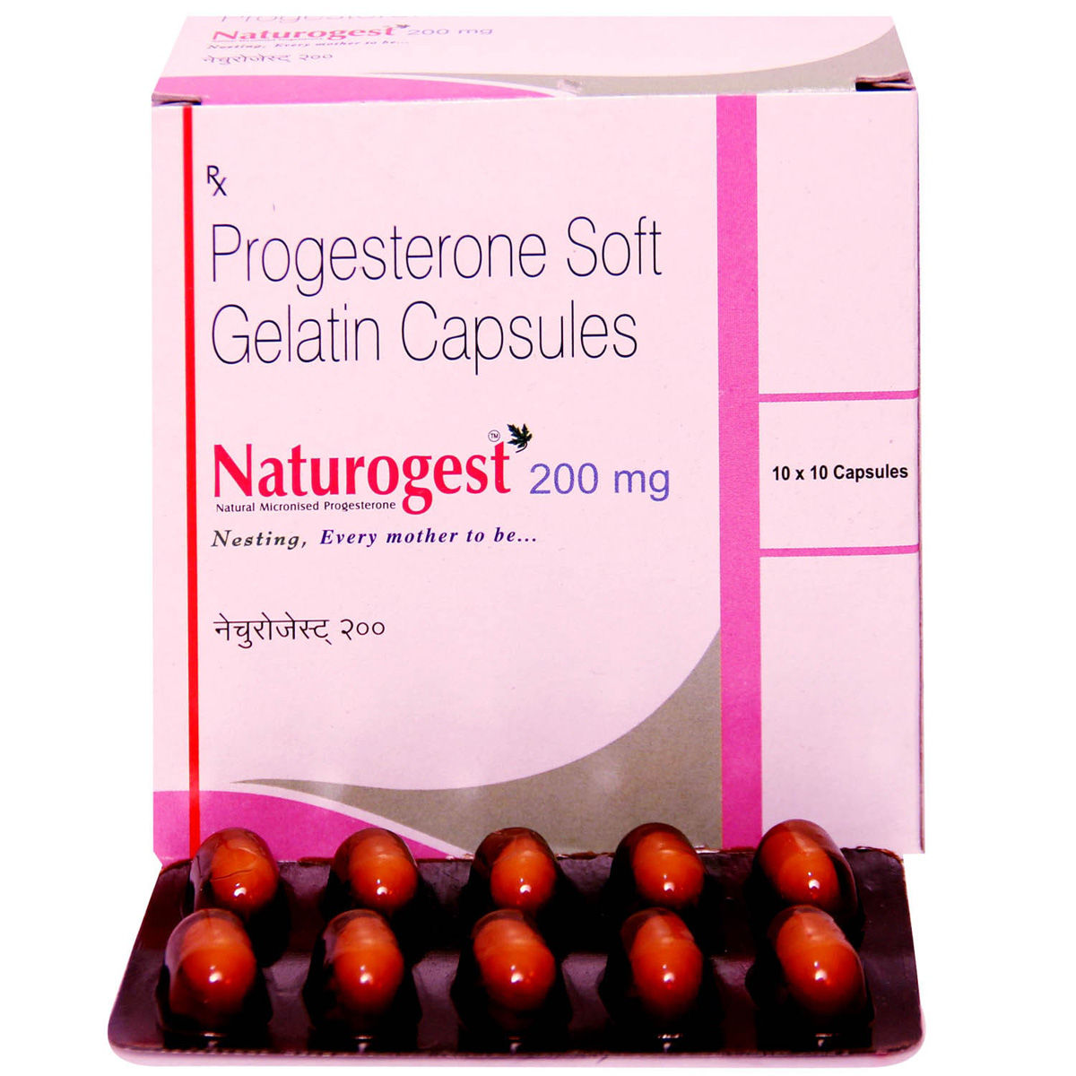 Naturogest 200 mg Capsule 10's Price, Uses, Side Effects, Composition - Apollo Pharmacy
