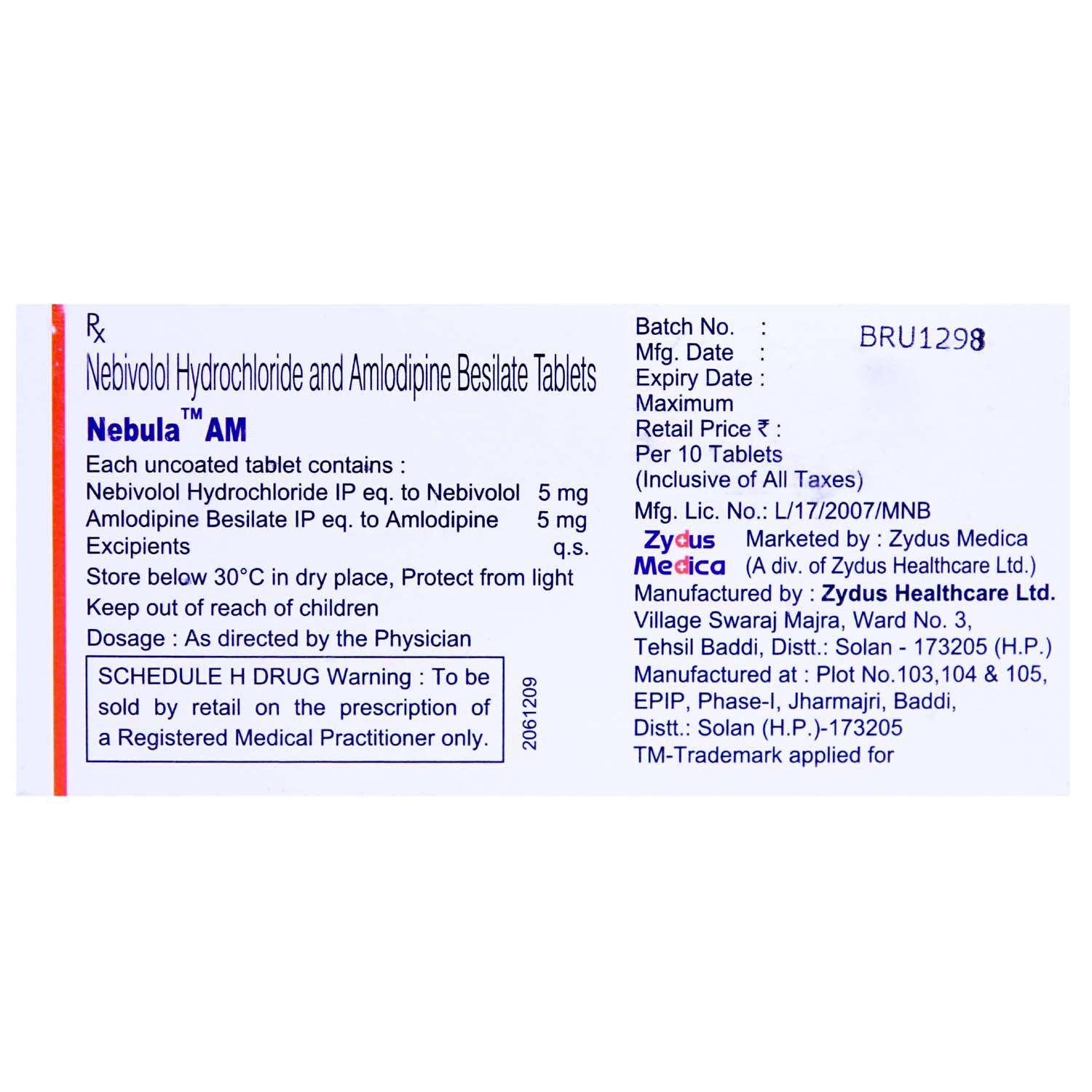 Nebula AM Tablet 10's Price, Uses, Side Effects, Composition - Apollo ...