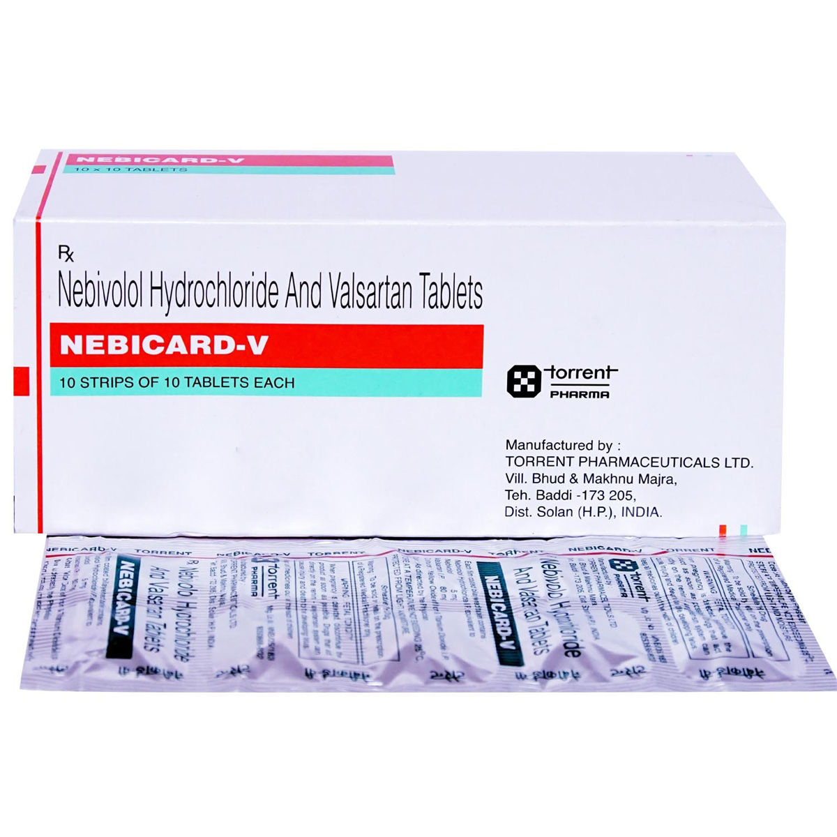 Nebicard-V Tablet 10's Price, Uses, Side Effects, Composition - Apollo Pharmacy