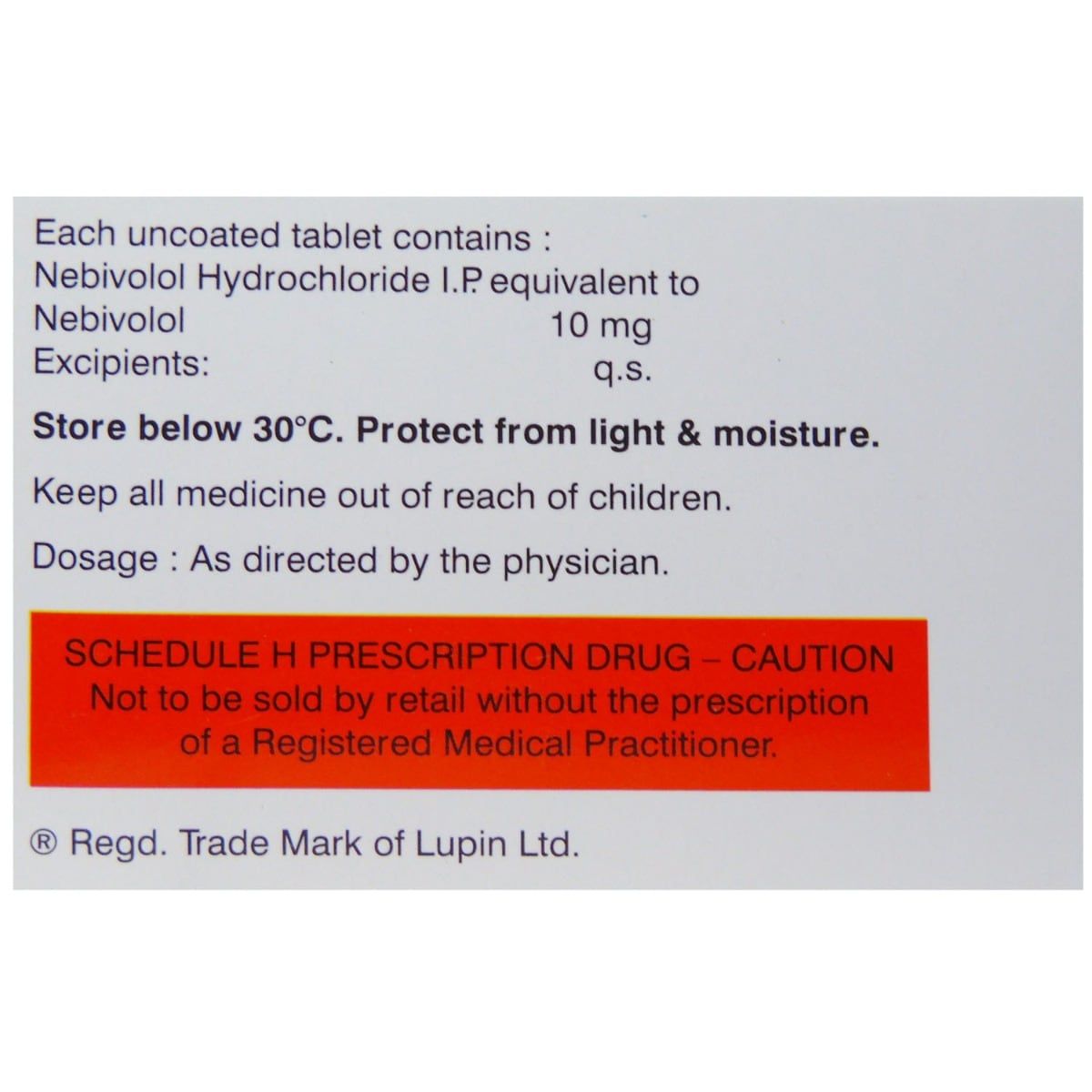 NEBISTAR 10MG TABLET Price, Uses, Side Effects, Composition - Apollo Pharmacy