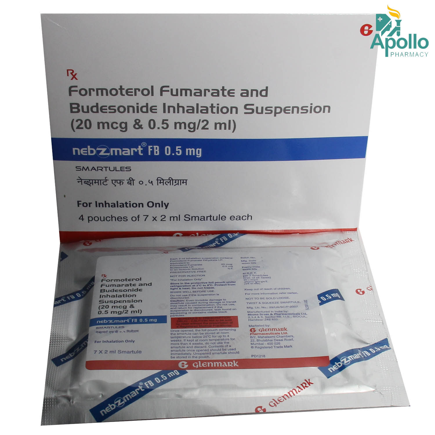 Nebzmart FB 0.5mg Smartules 7x2 ml Price, Uses, Side Effects ...