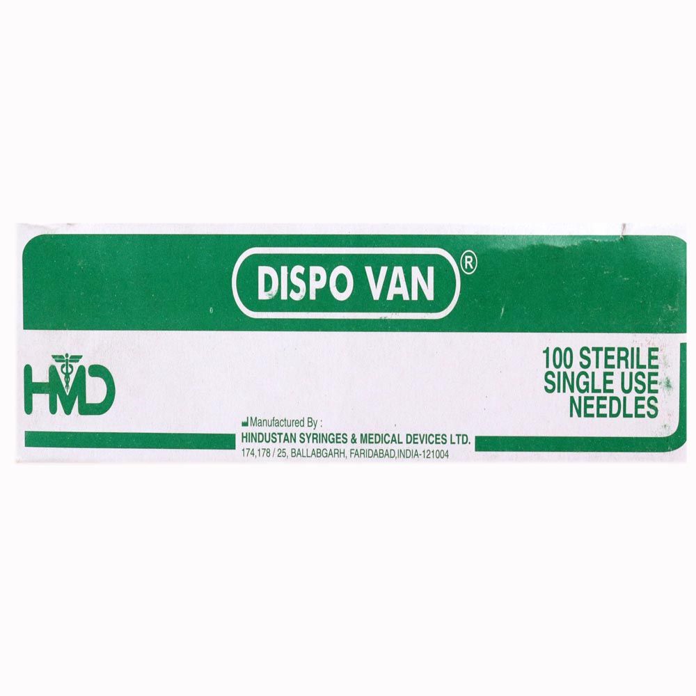 Needle No 21X1 Dispovan 100'S (Hmd) Price, Uses, Side Effects ...