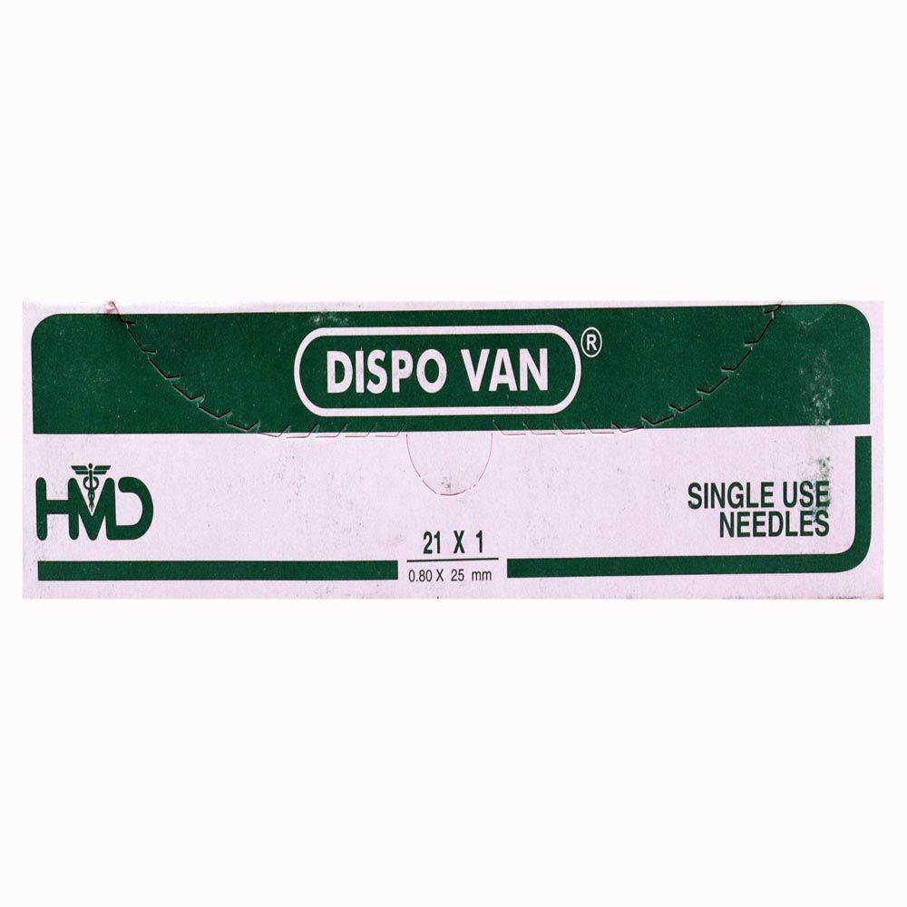 Needle No 21X1 Dispovan 100'S (Hmd) Price, Uses, Side Effects ...