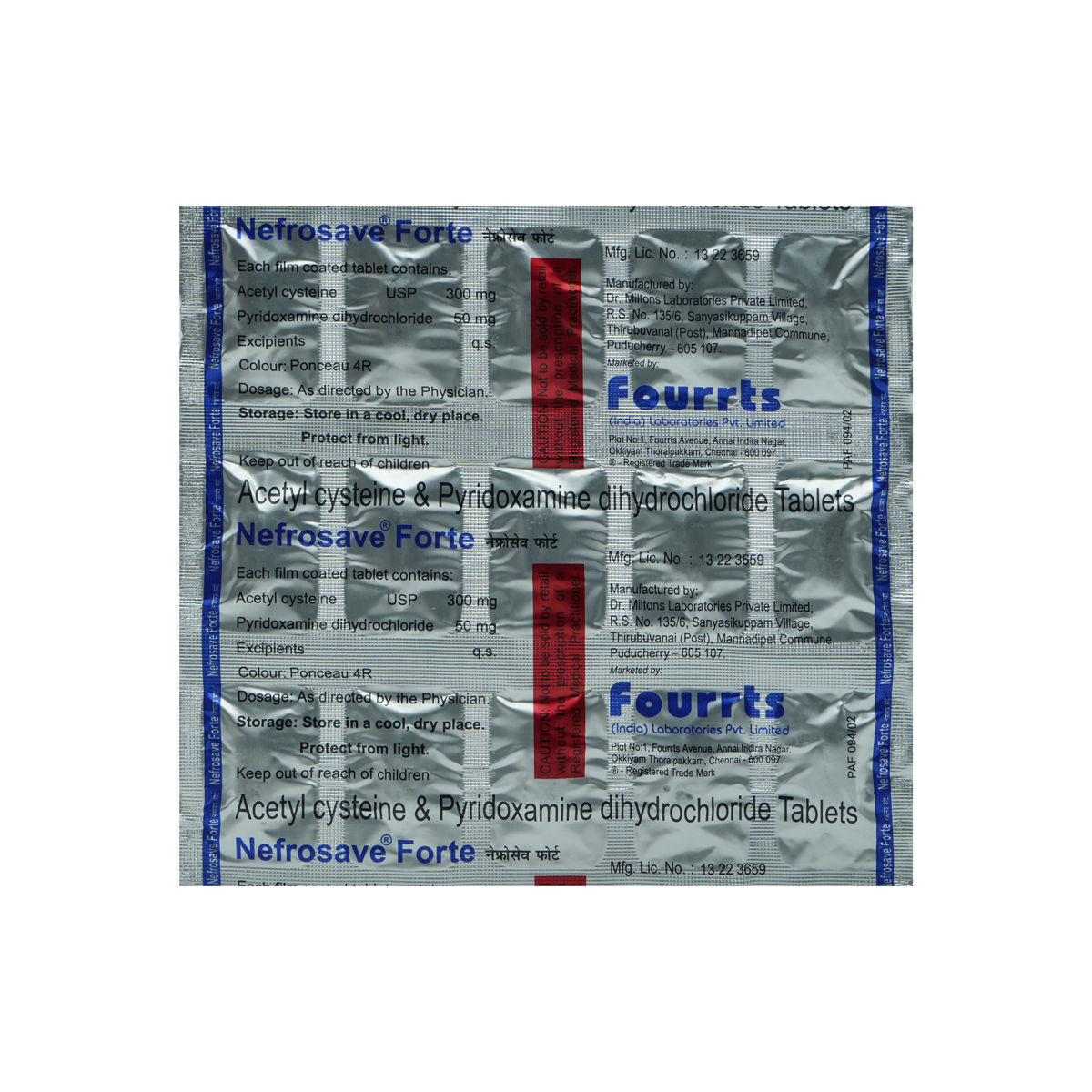 Nefrosave Forte Tablet 10's Price, Uses, Side Effects, Composition ...
