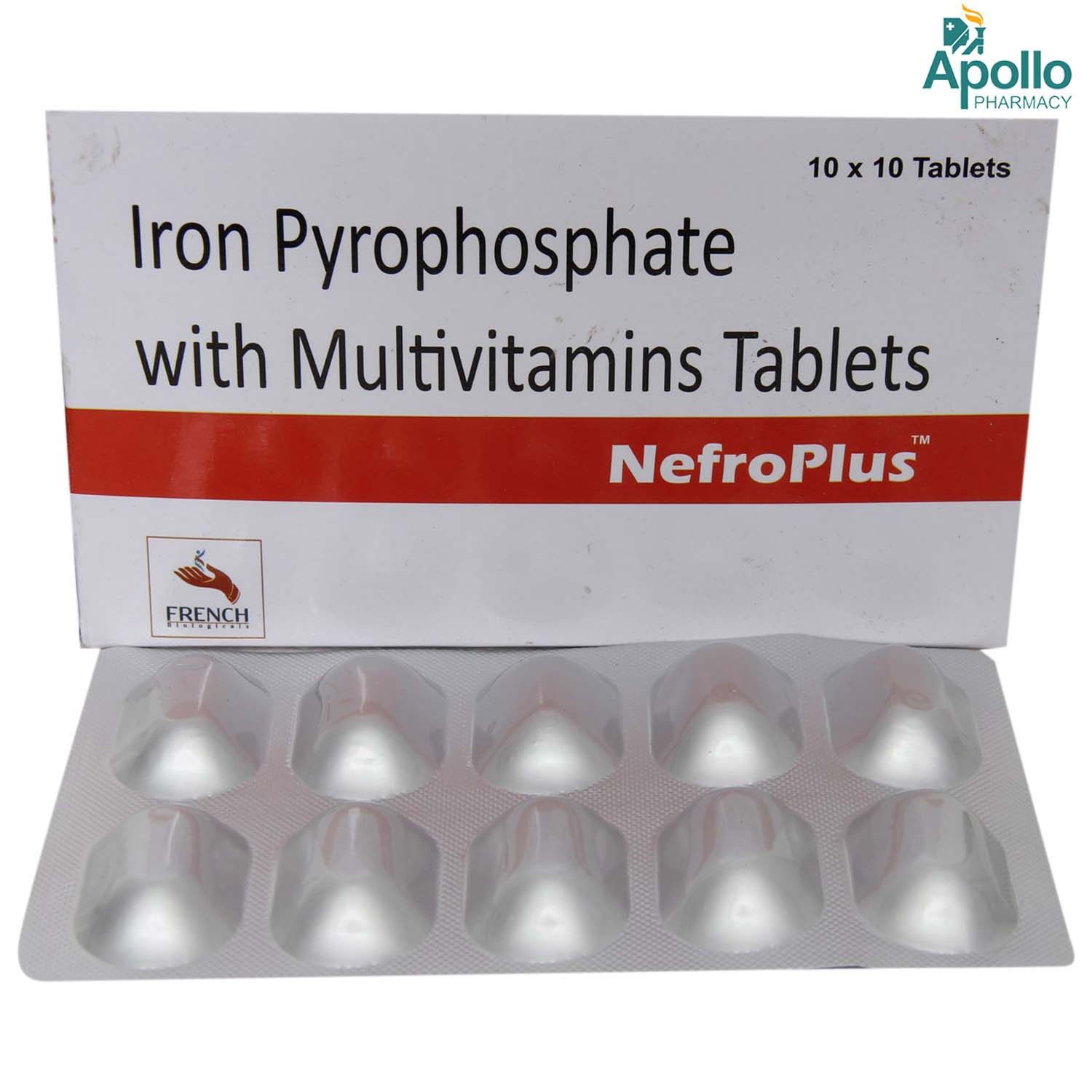 Nefroplus Tablet 10's Price, Uses, Side Effects, Composition - Apollo ...
