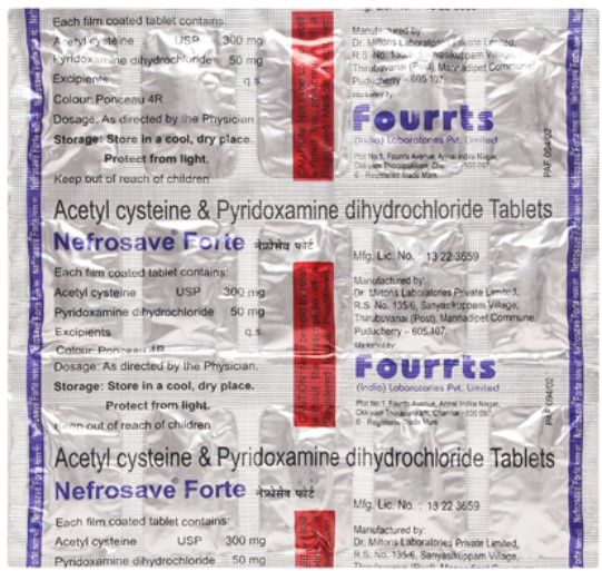 Nefrosave Forte Tablet 15's Price, Uses, Side Effects, Composition ...