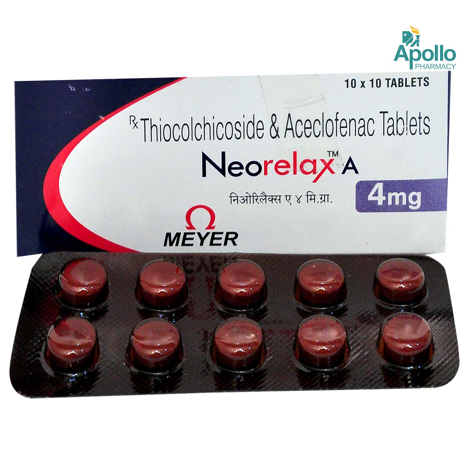 Neorelax A 4 mg Tablet 10's Price, Uses, Side Effects, Composition ...