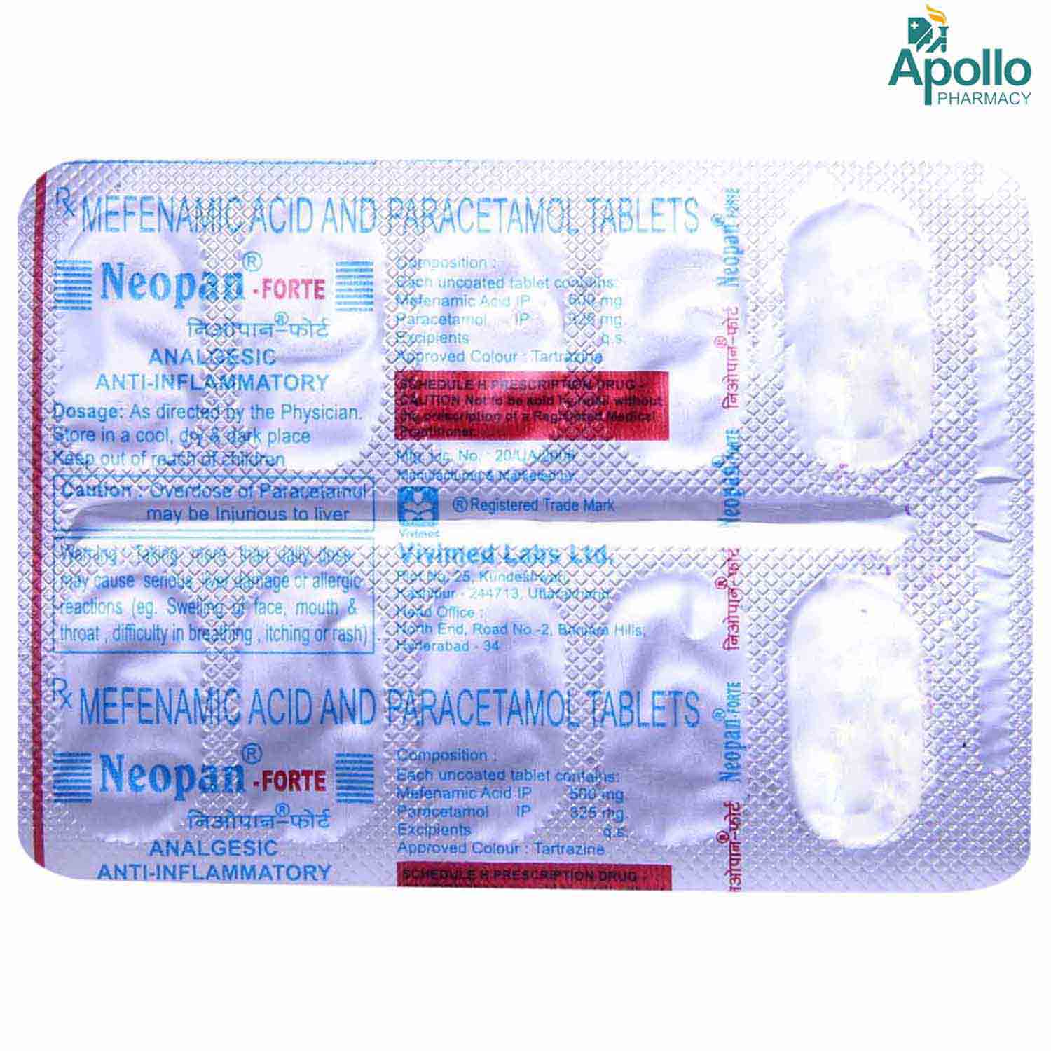 Neopan Forte Tablet 10'S Price, Uses, Side Effects, Composition ...