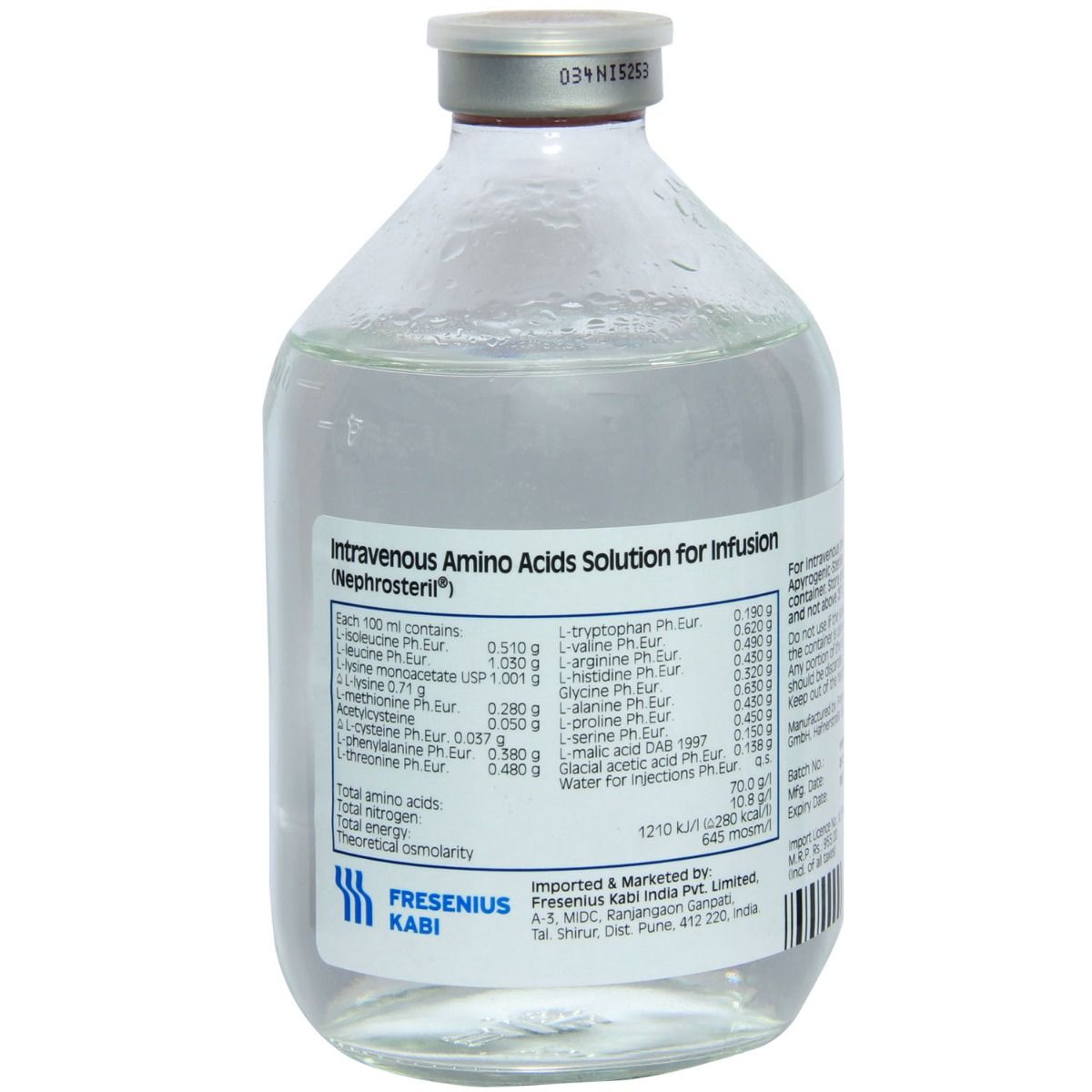 Nephrosterile 500ml Price, Uses, Side Effects, Composition - Apollo ...