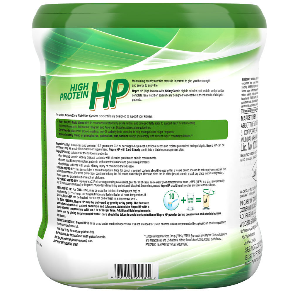 Nepro High Protein Vanilla Toffee Flavour Powder, 400 gm Jar Price ...