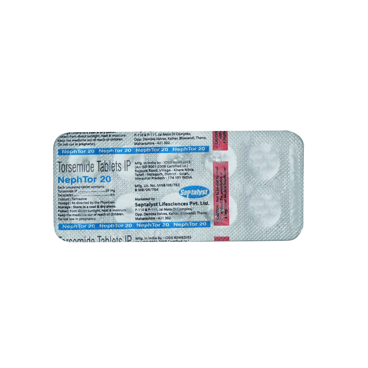 Nephtor 20mg Tablet 10's Price, Uses, Side Effects, Composition ...