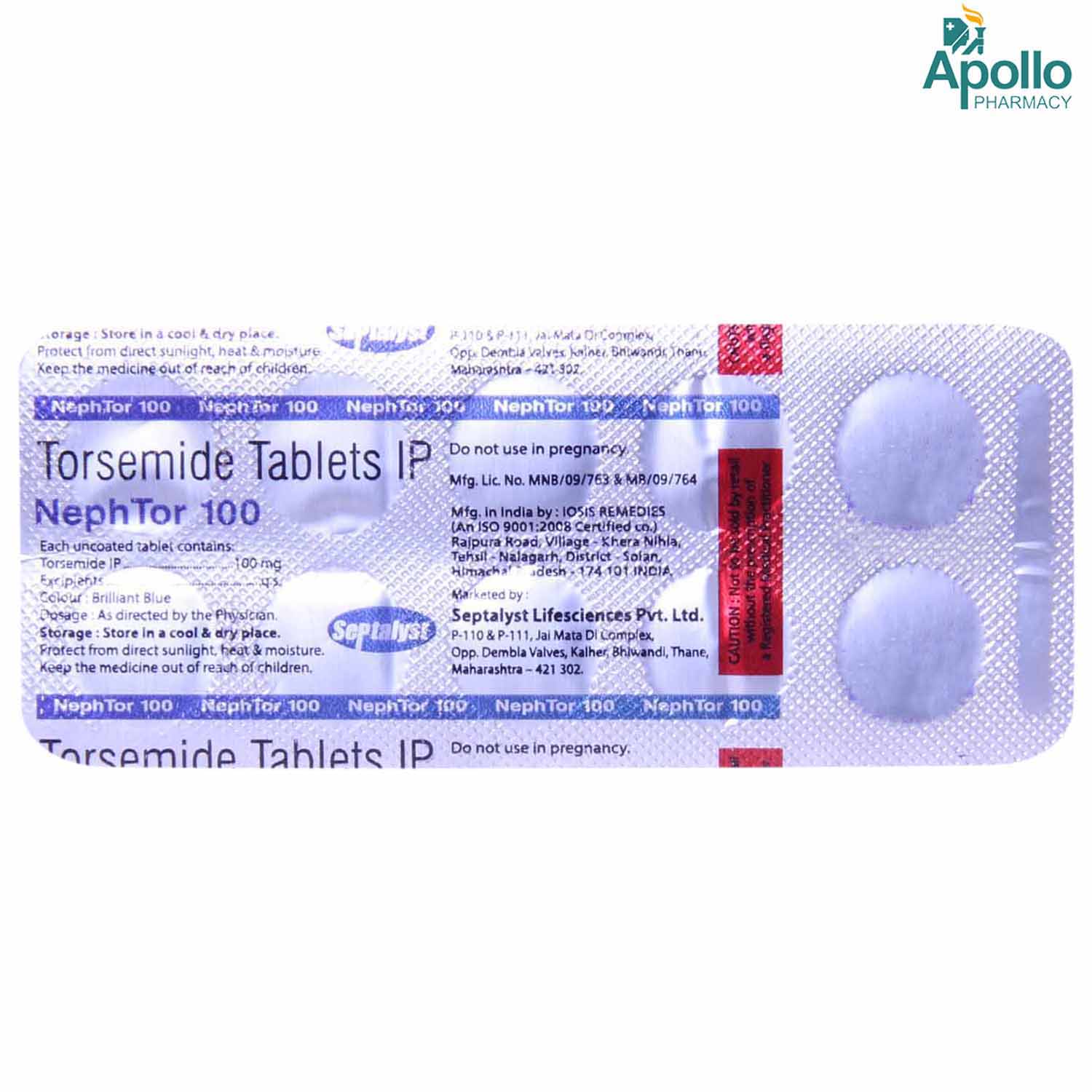 NEPHTOR 100MG TABLET Price, Uses, Side Effects, Composition - Apollo ...